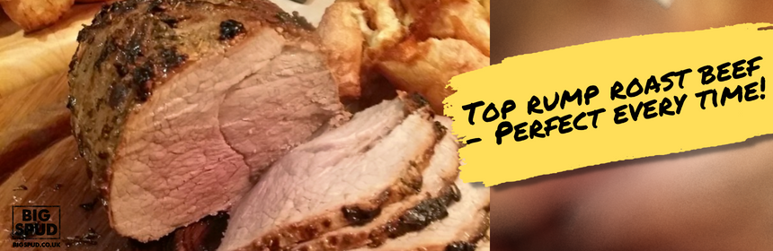 top rump roast beef Sunday lunch recipe - BigSpud